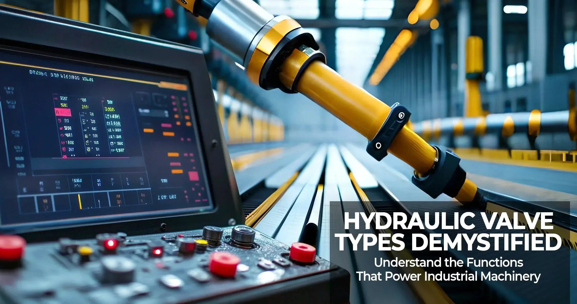 Hydraulic Valve Types Explained: Functions & Applications