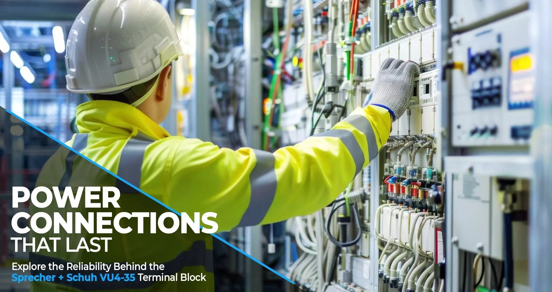 VU4-35 Sprecher + Schuh Terminal Block – High-Current Reliability