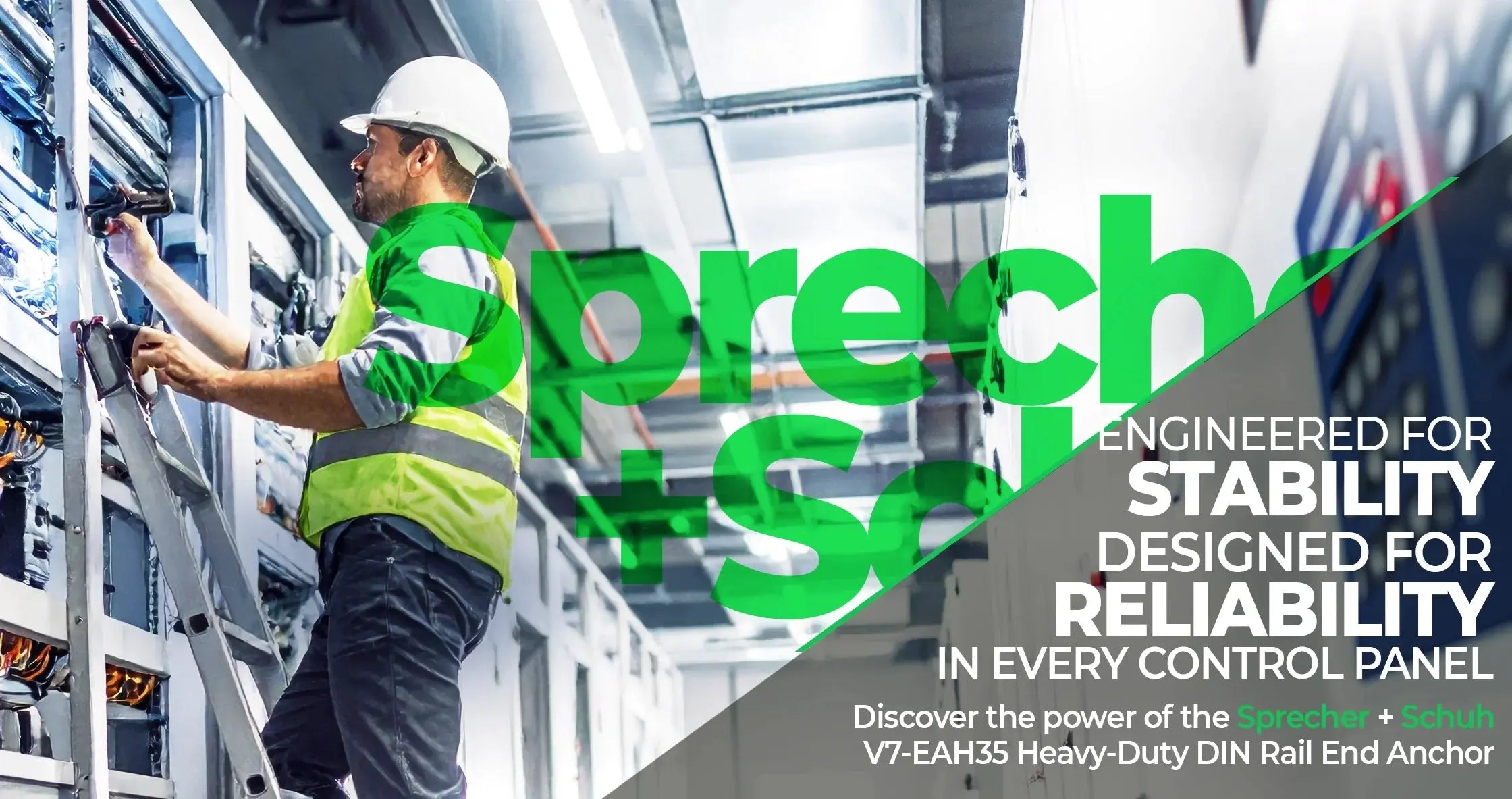 Sprecher + Schuh V7-EAH35 DIN Rail End Anchor | Durable Support