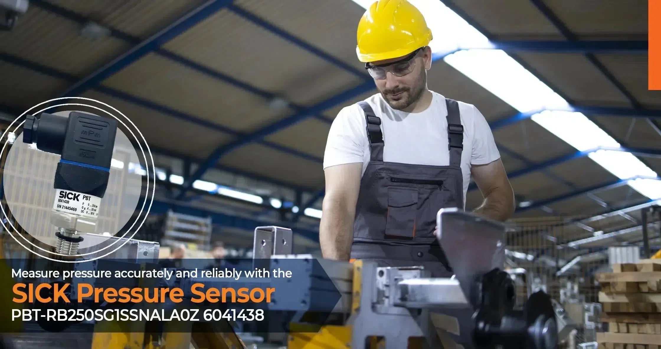 SICK Pressure Sensor PBT-RB250SG1SSNALA0Z Measure Pressure Accurately