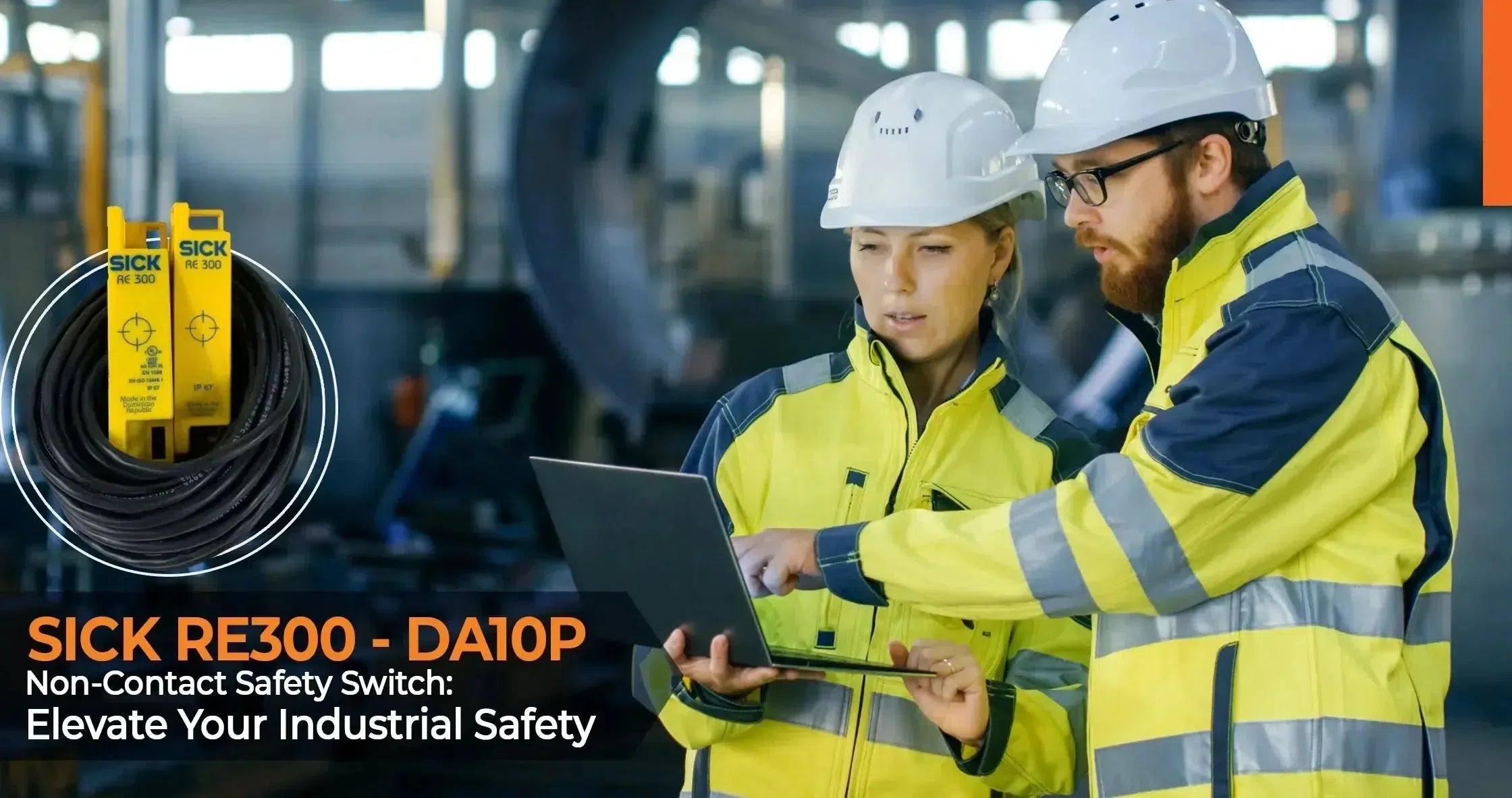 Non-Contact Safety Switch: SICK RE300-DA10P for Enhanced Safety