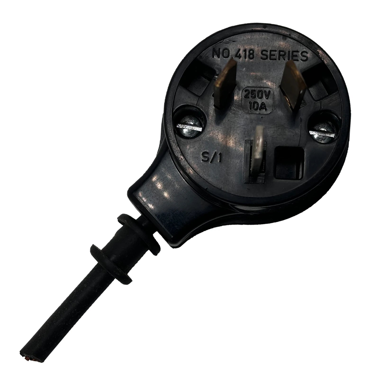 Clipsal Side Entry Socket Plug 250V 10A 418S-BK | Buy Here!