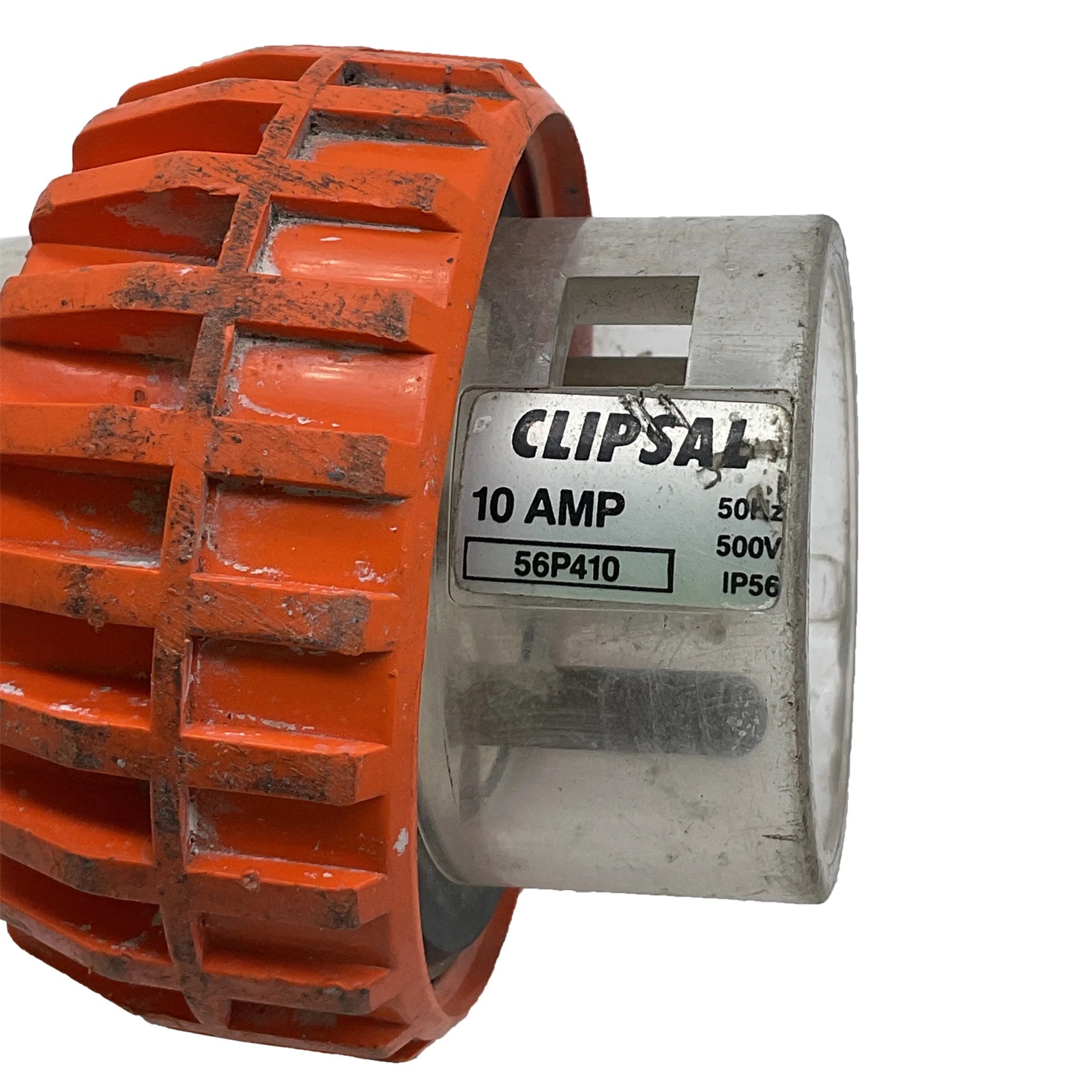 Clipsal Weatherproof Outlet Straight Plug 4 Round Pins 500V 10A 56P410