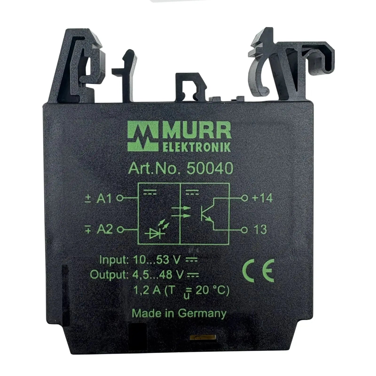 Murr Elektronik Relay Interface DIN-Rail 24VDC 1.2A 50040